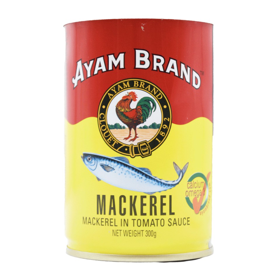 AYAM BRAND MACKEREL IN TOMATO SAUCE (300g) | Shopee Malaysia