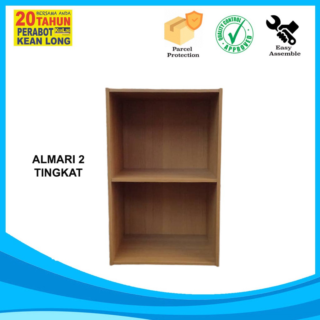 KLSB Colourbox / Almari 2 Tingkat/ Almari sebaguna/Almari Buku/Almari ...