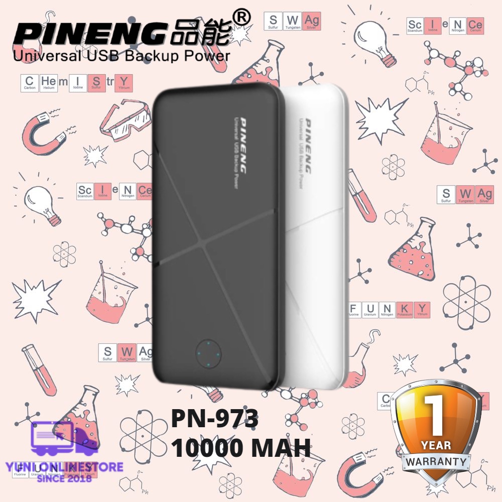Pineng Power Bank PN973 10000mAh Powerbank | Shopee Malaysia