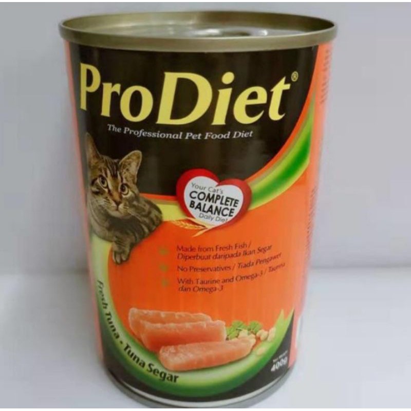 Prodiet Fresh Tuna 400g Tin [DELIVERY IN KL & SELANGOR ONLY] | Shopee ...