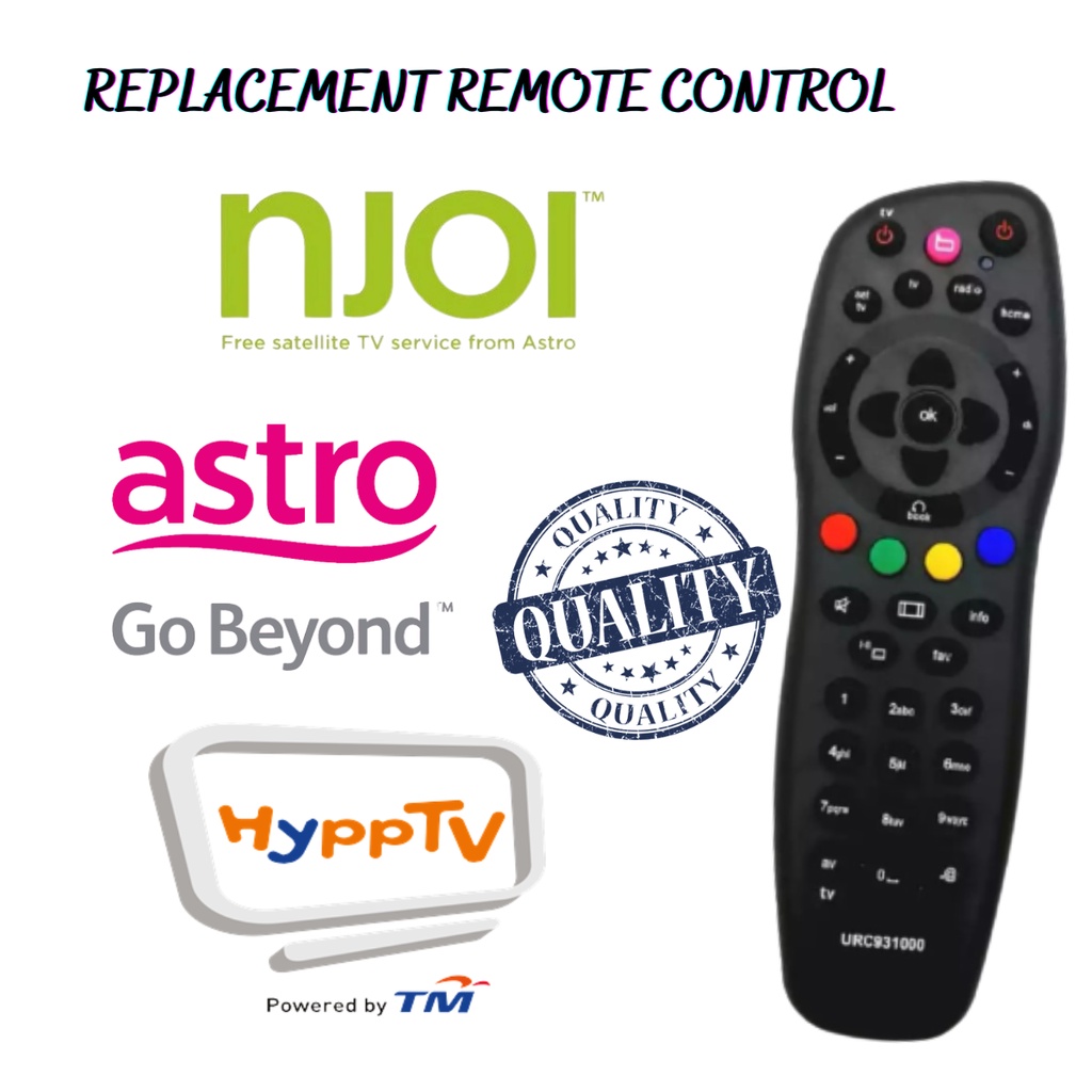 HUAYU ASTRO 10 IN 1 TELEVISION REMOTE BEYOND PVR / BEYOND REMOTE ...