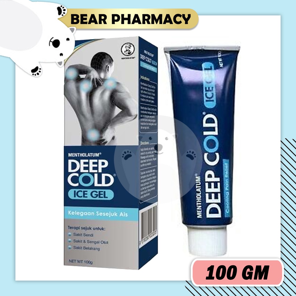 MENTHOLATUM Deep Cold Ice Gel 100g [Exp: 08/2024] Cooling Pain Relief ...