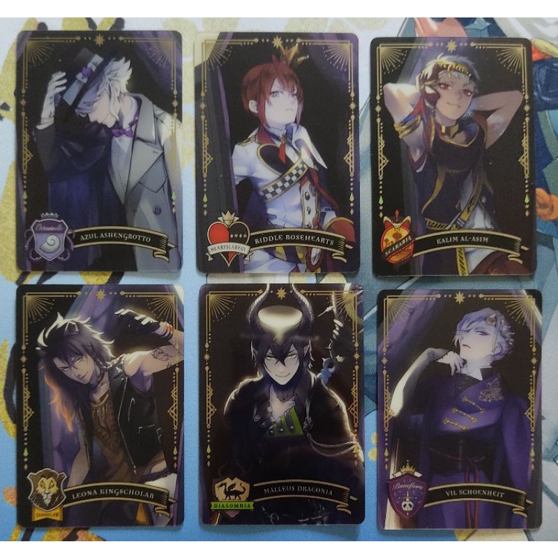 Genuine Disney Twisted Wonderland Cards Dorm Leader Version | Shopee ...