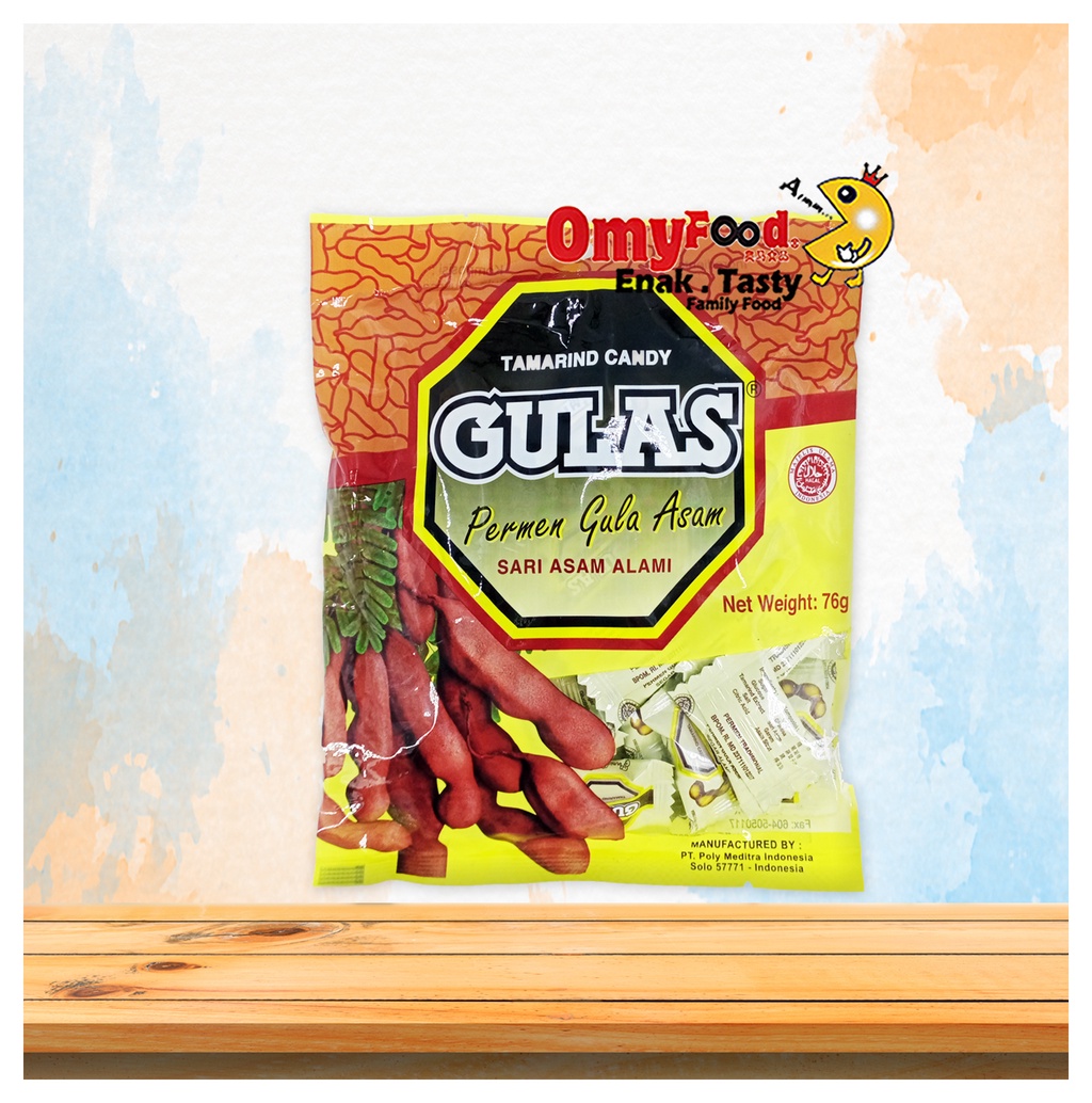 57g Tamarind Candy Gulas Permen Gula Asam Sari Asam Alami [OmyFood ...