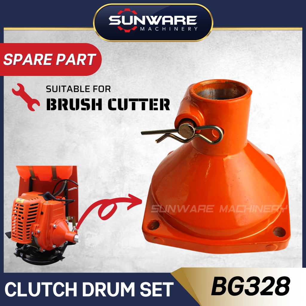 TANAKA Brush Cutter Clutch Drum 25mm (Square Type) Mesin Rumput Mangkuk ...