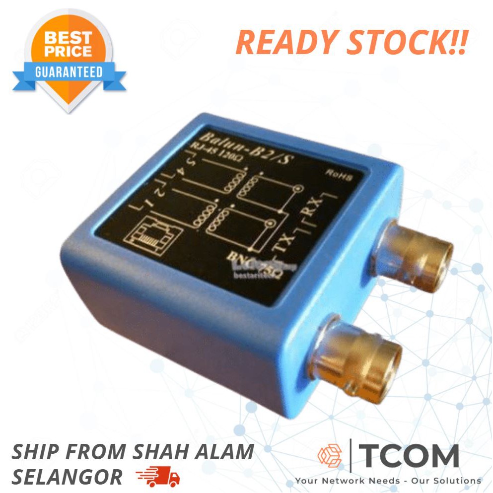 BALUN BNC ~ RJ 45 BALUN E1 | Shopee Malaysia