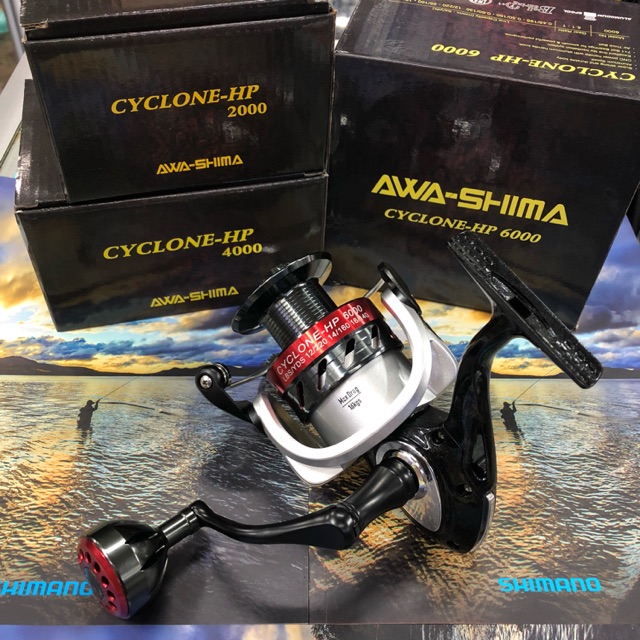 AWA-SHIMA CYCLONE-HP 2000/4000/6000 SPINNING REEL | Shopee Malaysia