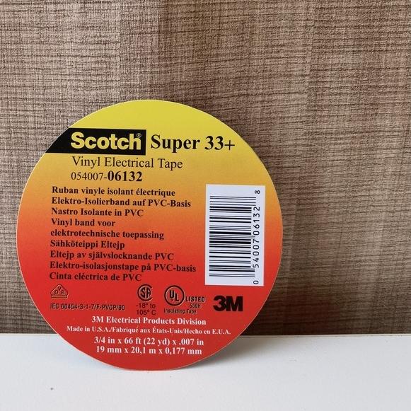 3m Insulation Scotch Super 33+ Vinyl Electrical Tape | Shopee Malaysia