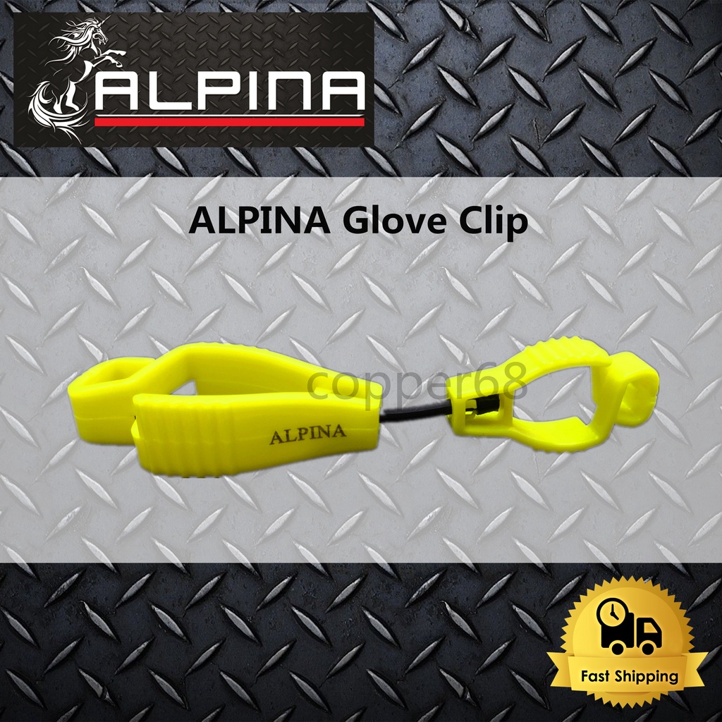 ALPINA Glove Clip Holder Hanger Guard Grabber Keeper ( Fluorescent ...