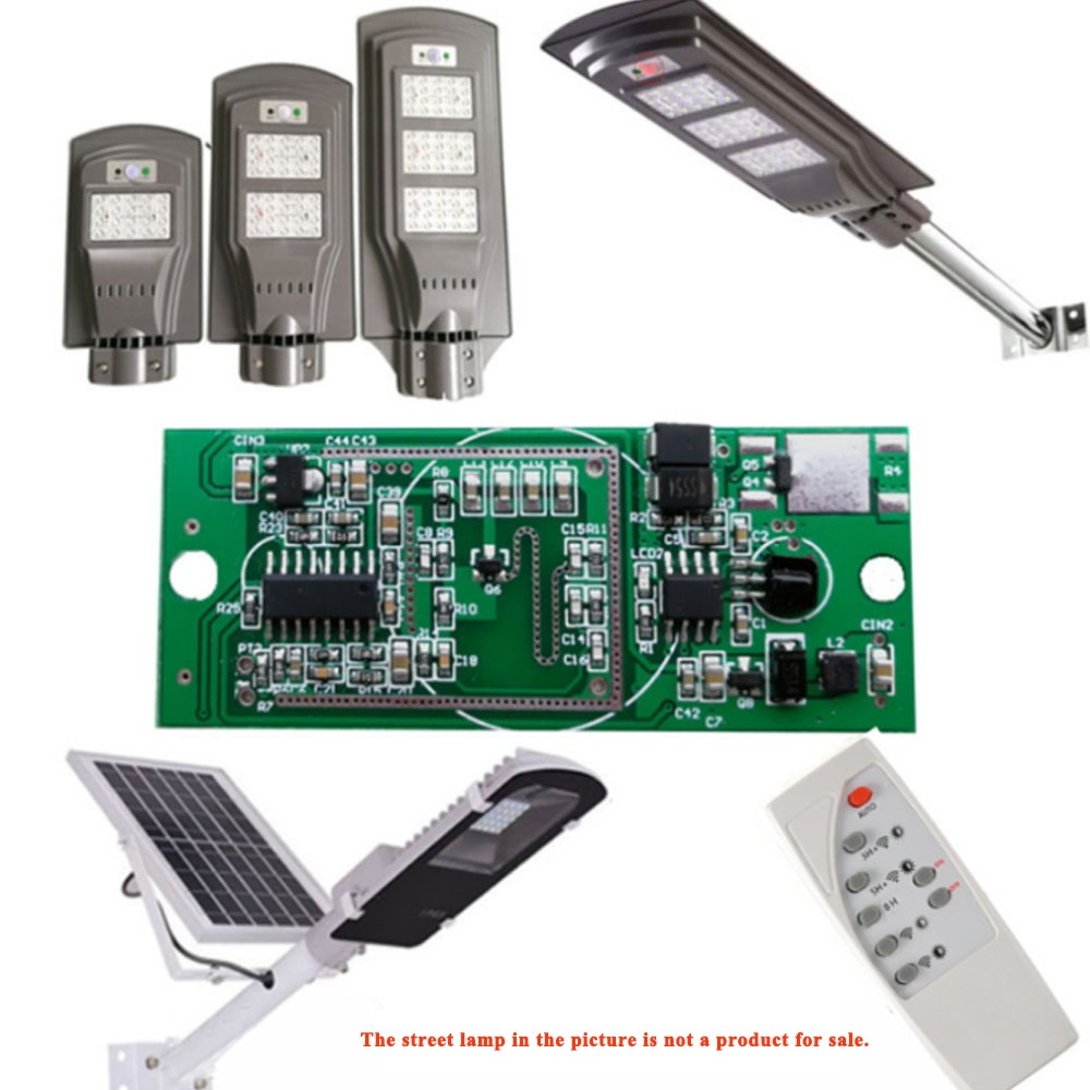 DIYMORE Solar Light Remote Control Street light switch Microwave Radar ...