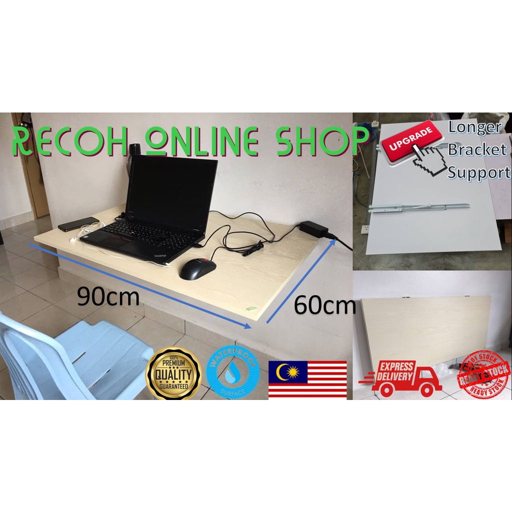 Waterproof Wall Wooden Table Wall Table Wall-Mounted Table Wall Rack ...