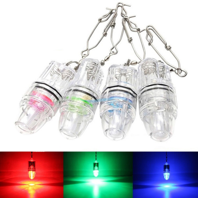 Deep Drop Under Water Lamp Fish Lure Light Green Red Colorful Color ...