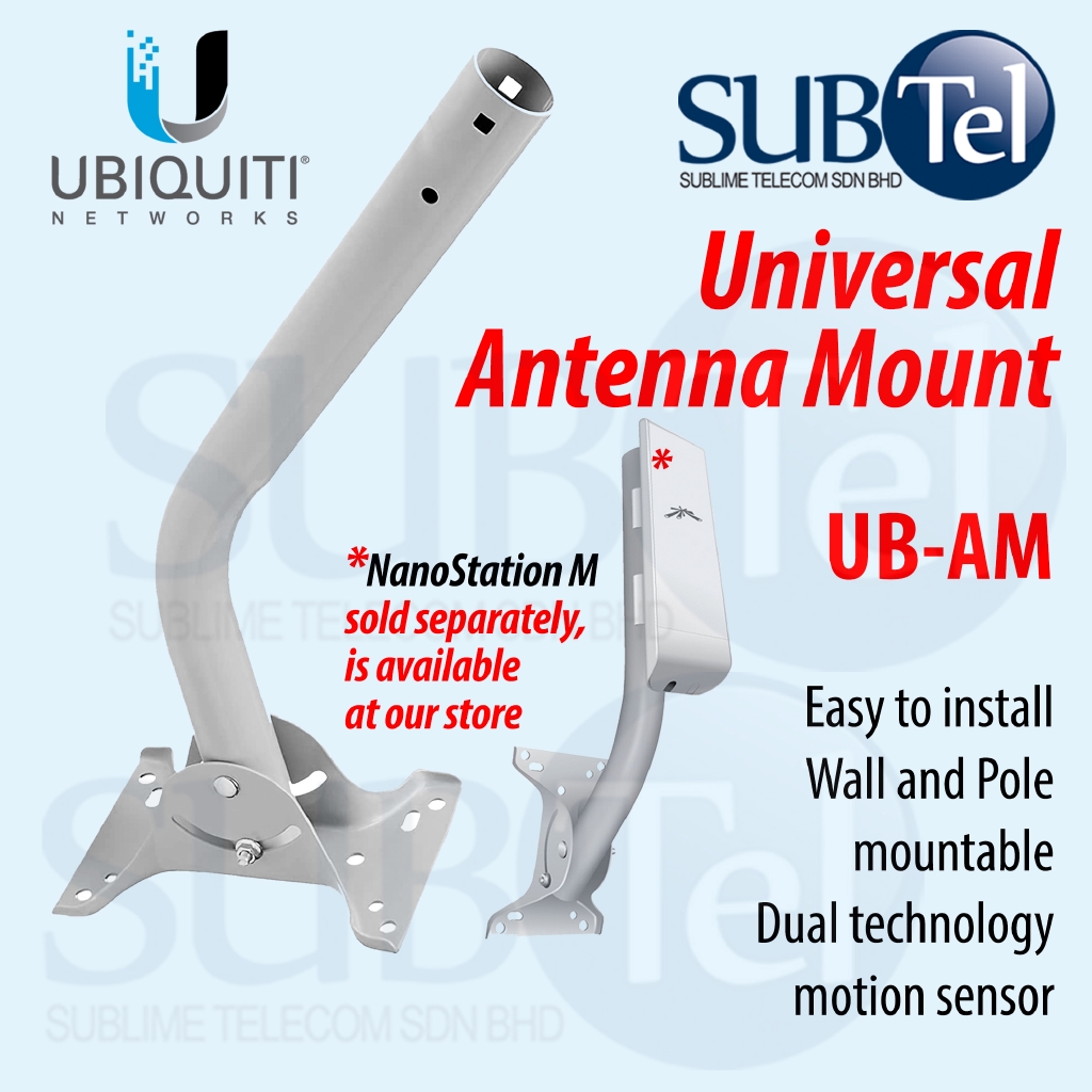 Ubiquiti UB-AM Universal Antenna Mount Bracket Malaysia NBE NSM2 NSM5 ...