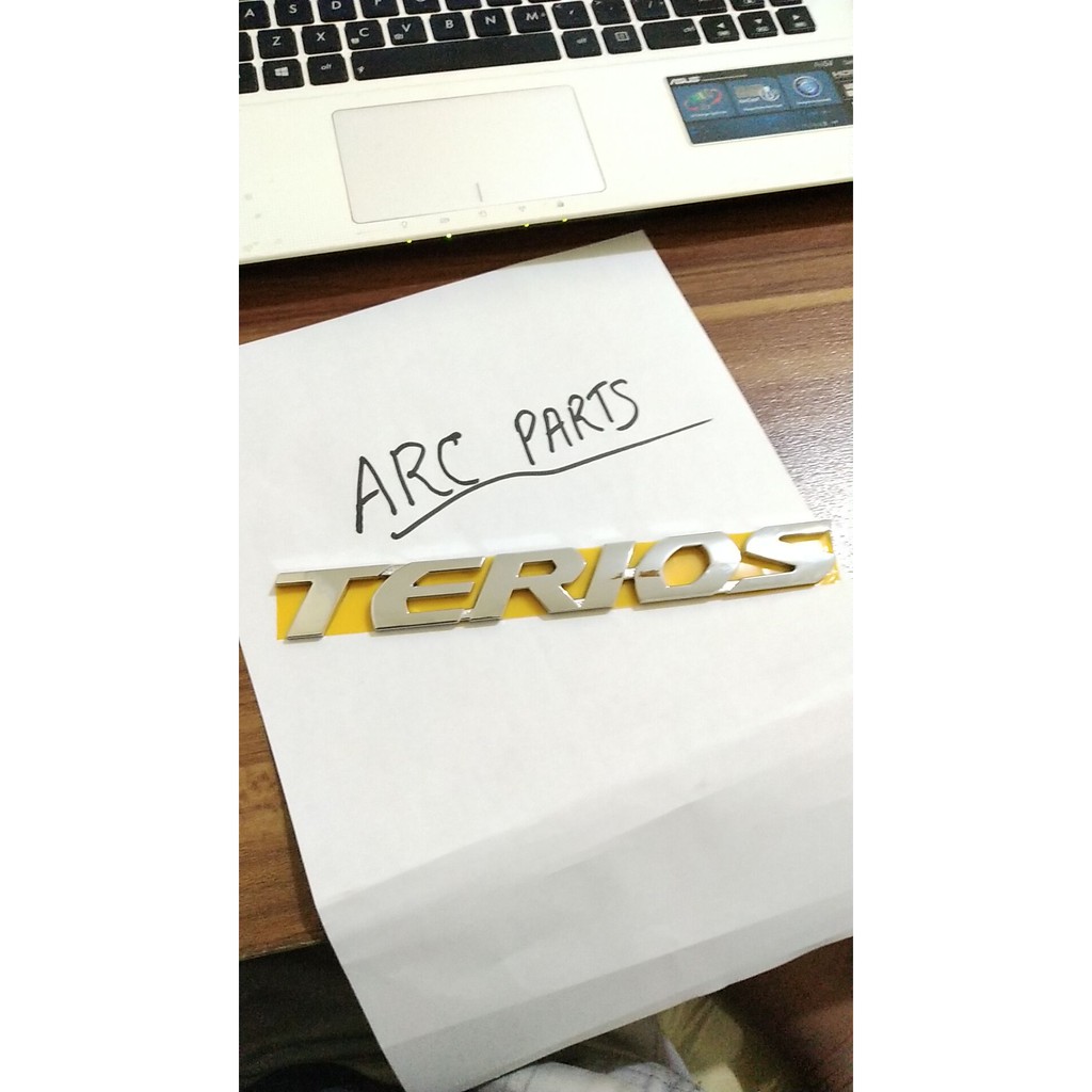 Daihatsu Terios Logo Emblem For New gress Original Luggage Doors ...