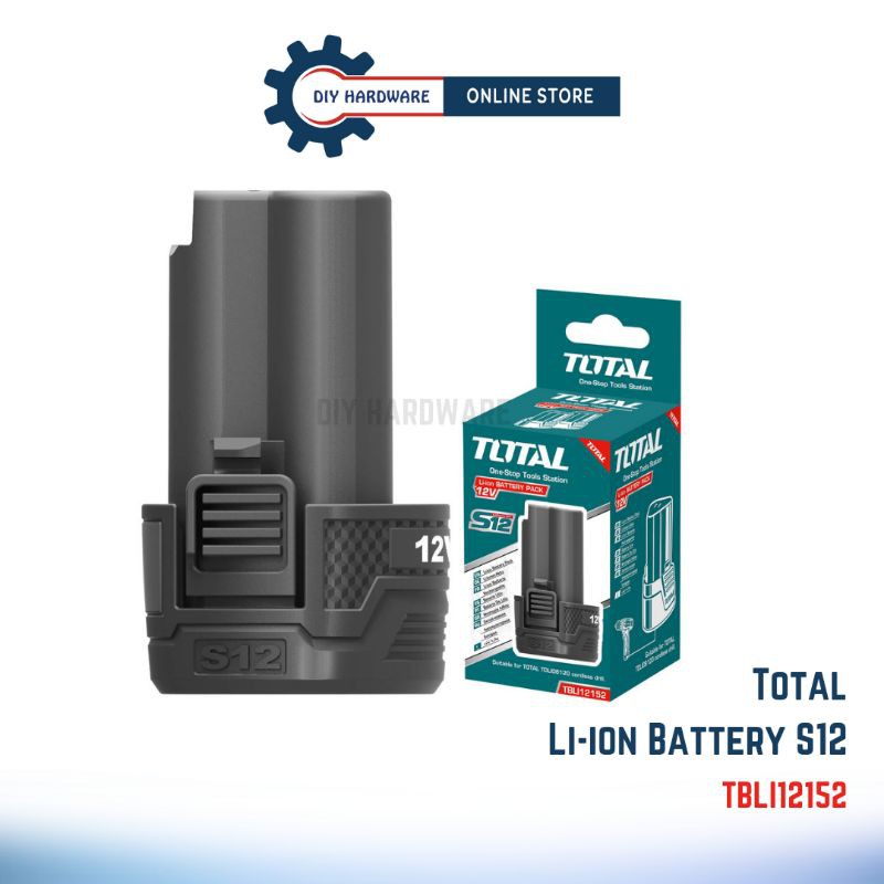 Total Li-ion Battery S12 (12V / 1.5Ah) TBLI12152 / TBLI12153 | Shopee ...