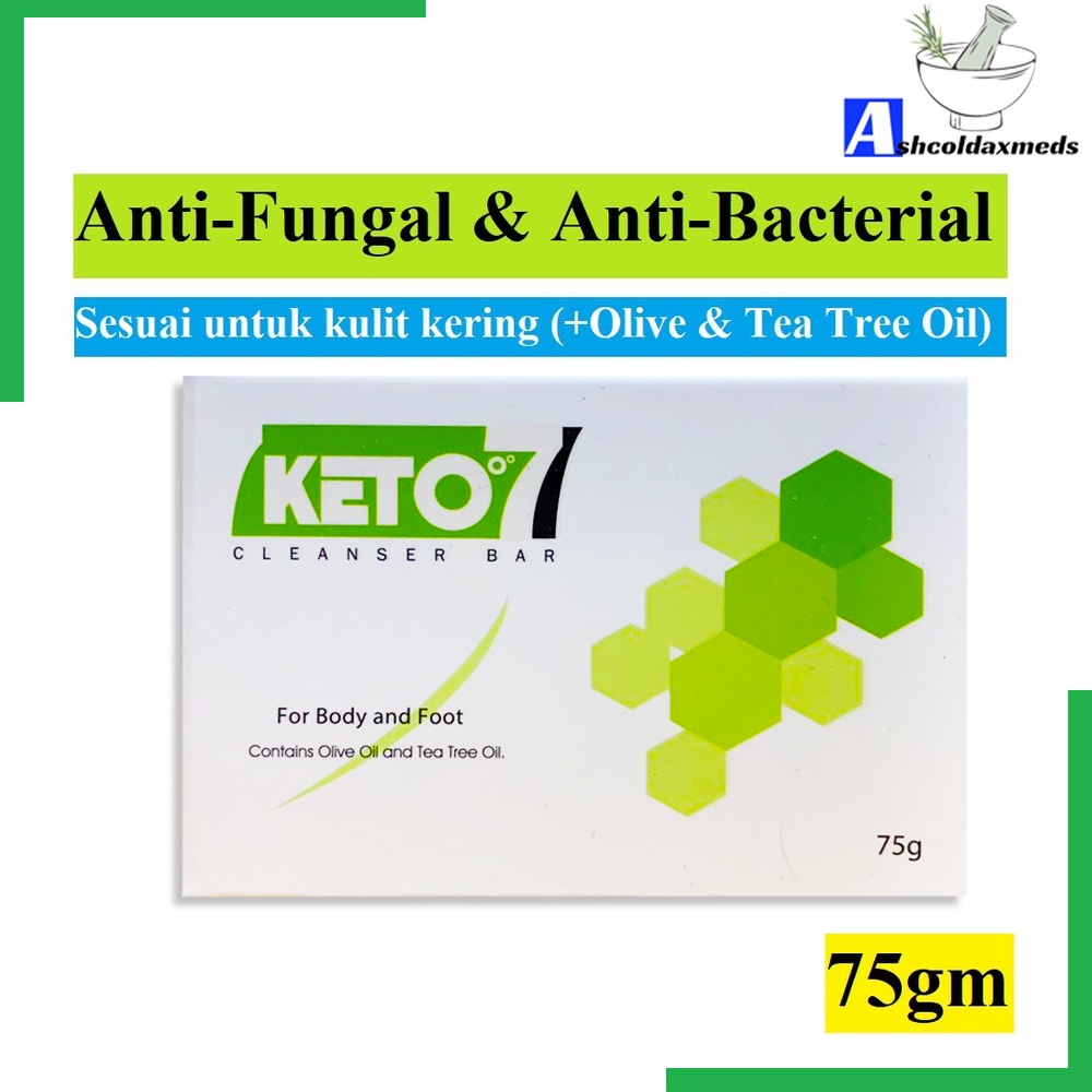 Dr. Forster Keto 7 Antifungal Soap Bar 75gm EXP12/2027 | Shopee Malaysia