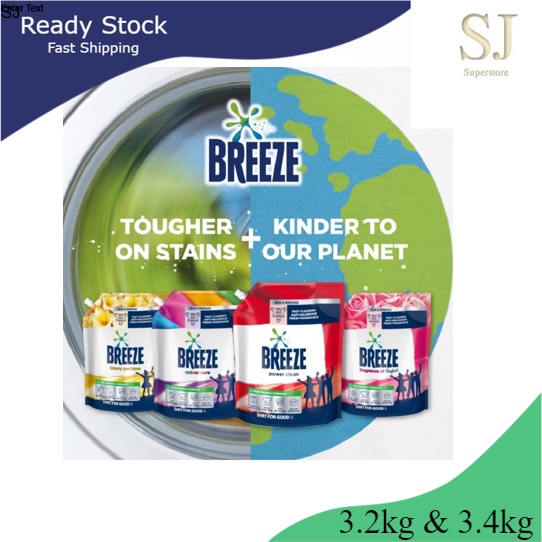 Breeze Detergent Liquid Big Refill 3.2KG | Shopee Malaysia