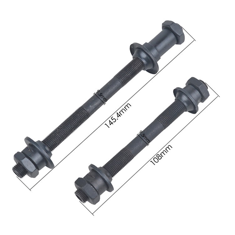 Quick release shaft ball hub hollow shaft Bicycle front and rear axles ...