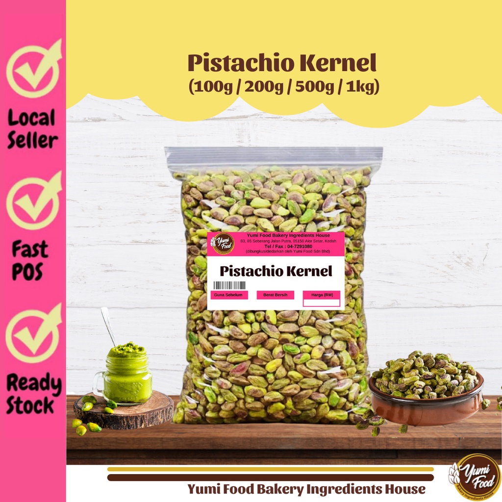 [READY STOCK] Pistachio Kernel / Biji Pistachio / Raw Pistachio Nuts ...