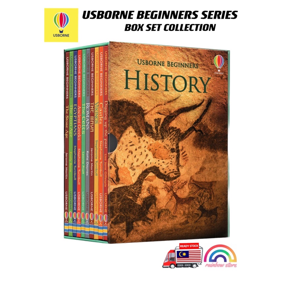 Usborne Beginners Series HISTORY 10 Books ( Box Set ) | Shopee Malaysia