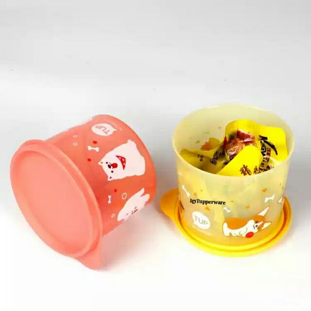 Tupperware Lovely Puppy Canister Set-(2) | Shopee Malaysia