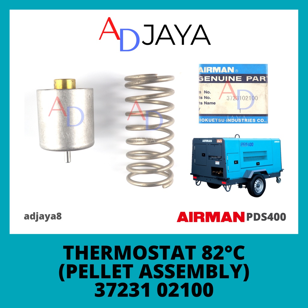 Airman PDS400 THERMOSTAT (PELLET ASSEMBLY) Air Compressor 3723102100 ...
