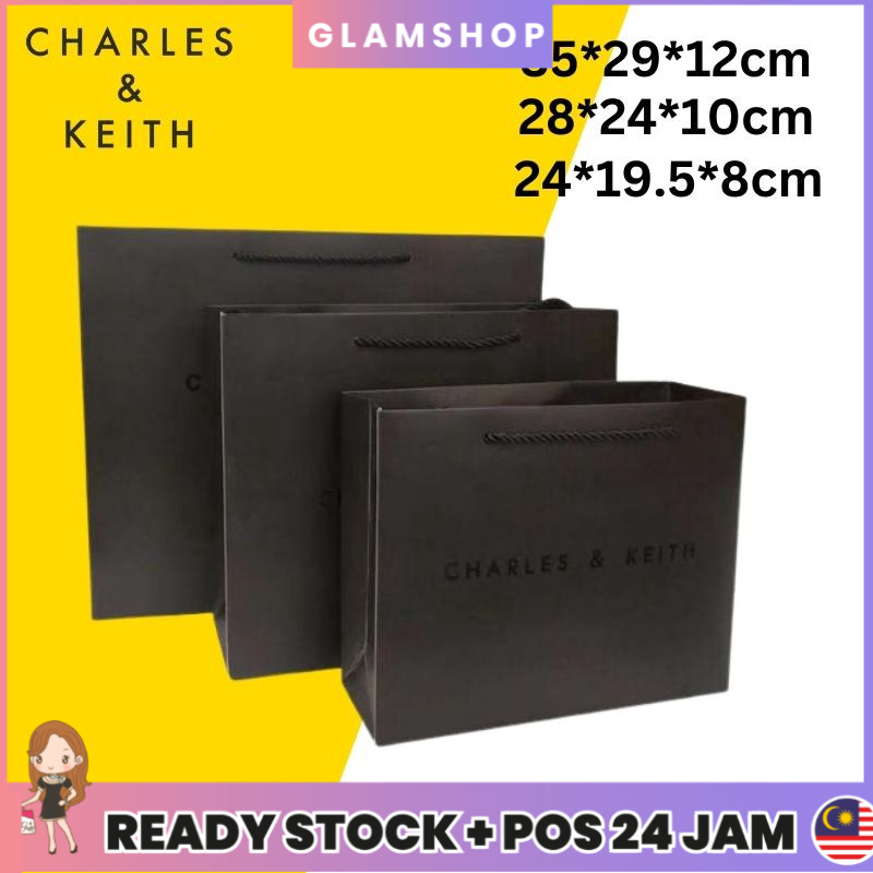Charles and Keith CNK Paper Bag L,M, S (WRAP WITH CARE ) | Shopee Malaysia