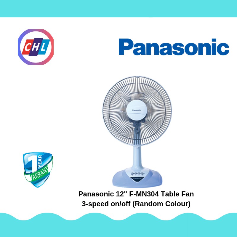 Panasonic 12" F-MN304 Table Fan 3-speed on/off (Random colour) | Shopee Malaysia