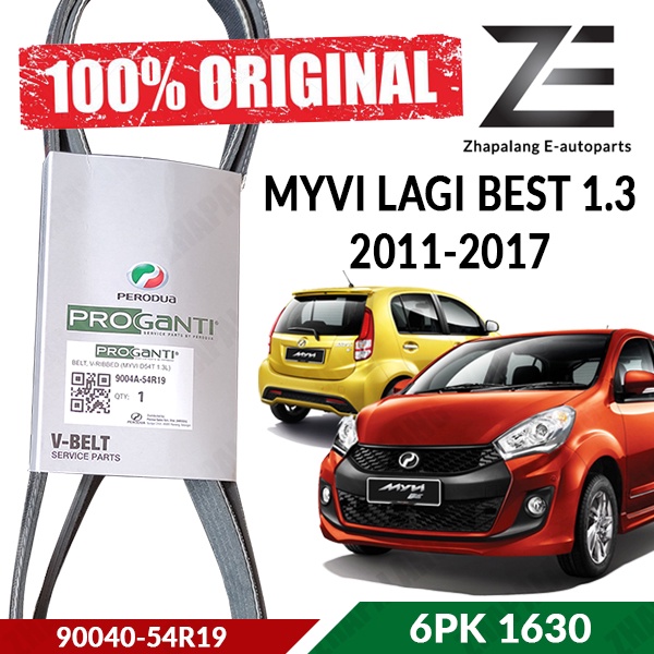 Original PERODUA MYVI LAGI BEST 1.3 Fan Belt V-Belt Serpentine Belt ...