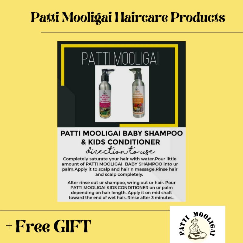 Patti Mooligai Hair Care Products (Hair Oil, Serum, Shampoo ...