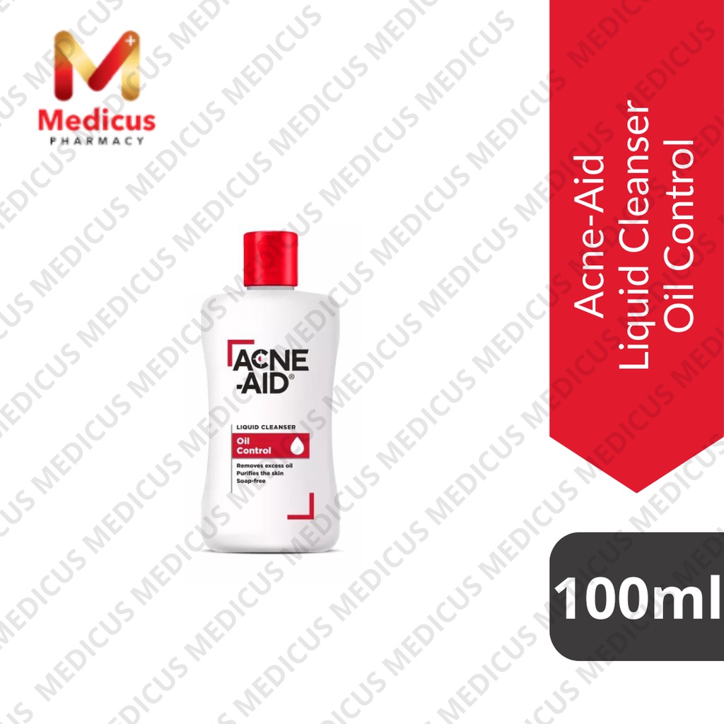 Acne-Aid Oil Control Liquid Cleanser 100ml (Exp: 08/2024) | Shopee Malaysia