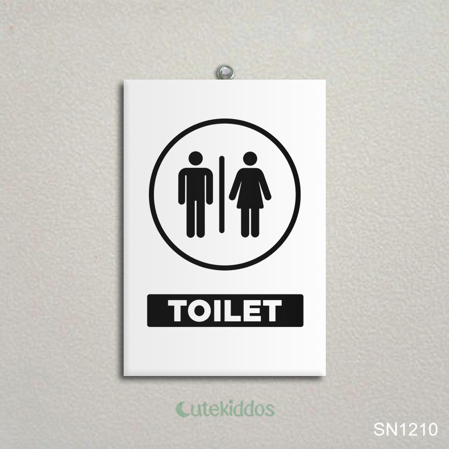 HIASAN DINDING Sign Room Sign Toilet Sign Wall Decoration Wall ...