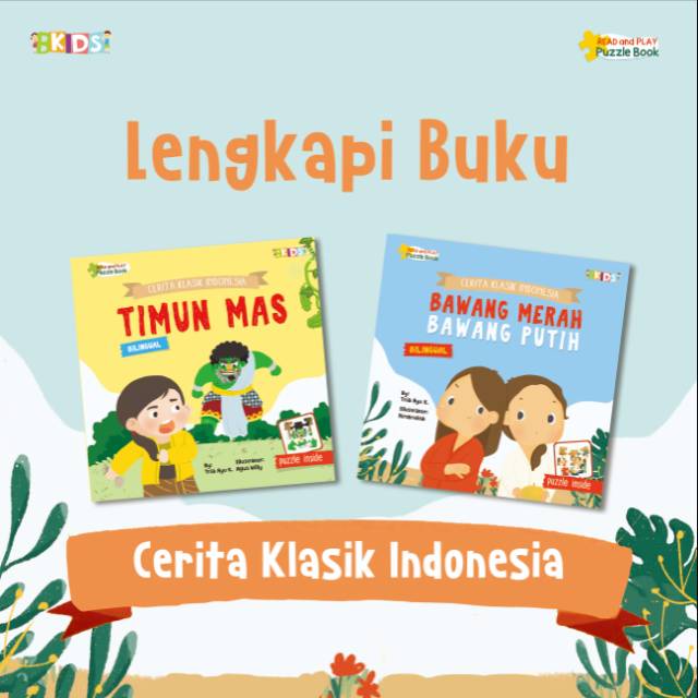 Children'S Story Book - Fairy Tale - Educational Puzzle - Indonesian ...
