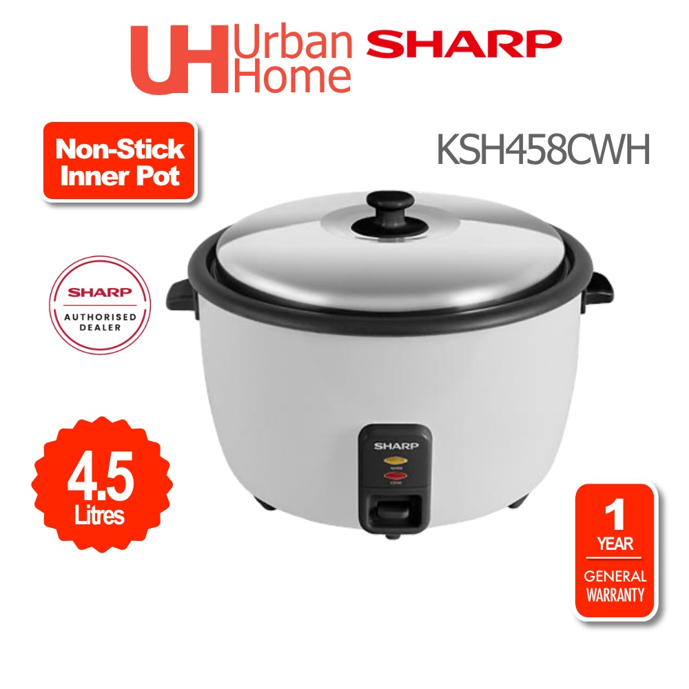 Sharp/Milux Large Commercial Rice Cooker (4.5L) KSH458CWH / MRC-545 | Shopee Malaysia
