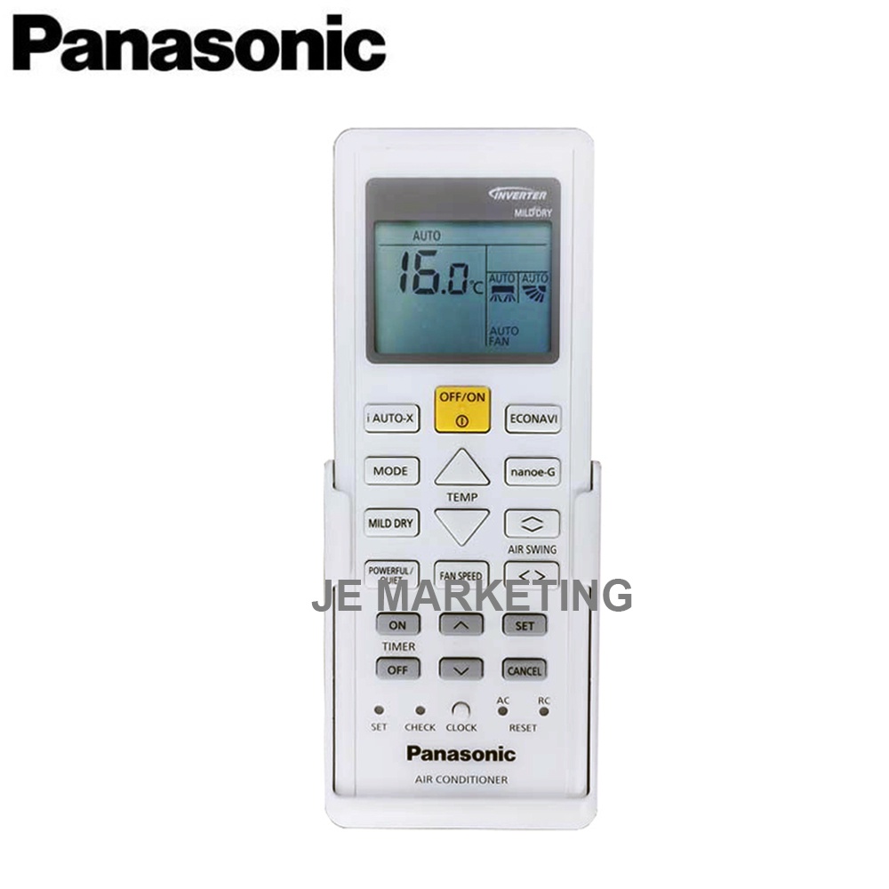 ORIGINAL PANASONIC AIR-COND REMOTE CONTROL iAUTO ECONAVI nanoe-G ...