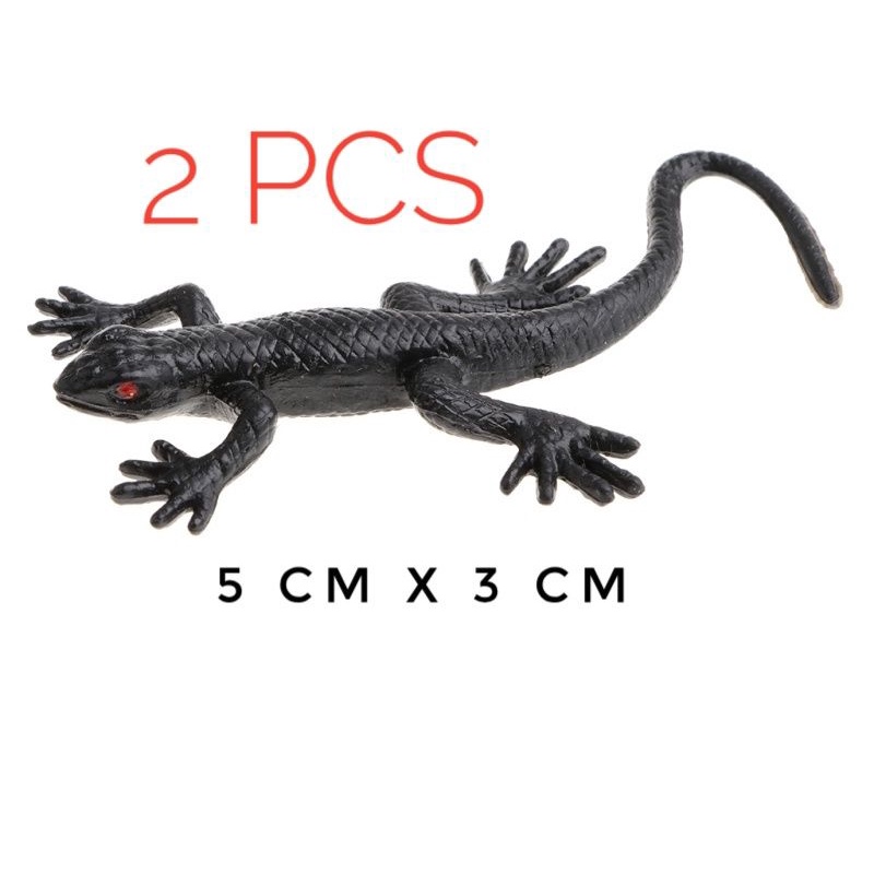 Pieces Vivid Soft Rubber Lizard Figure Zoo Reptile Toy Collection Props ...