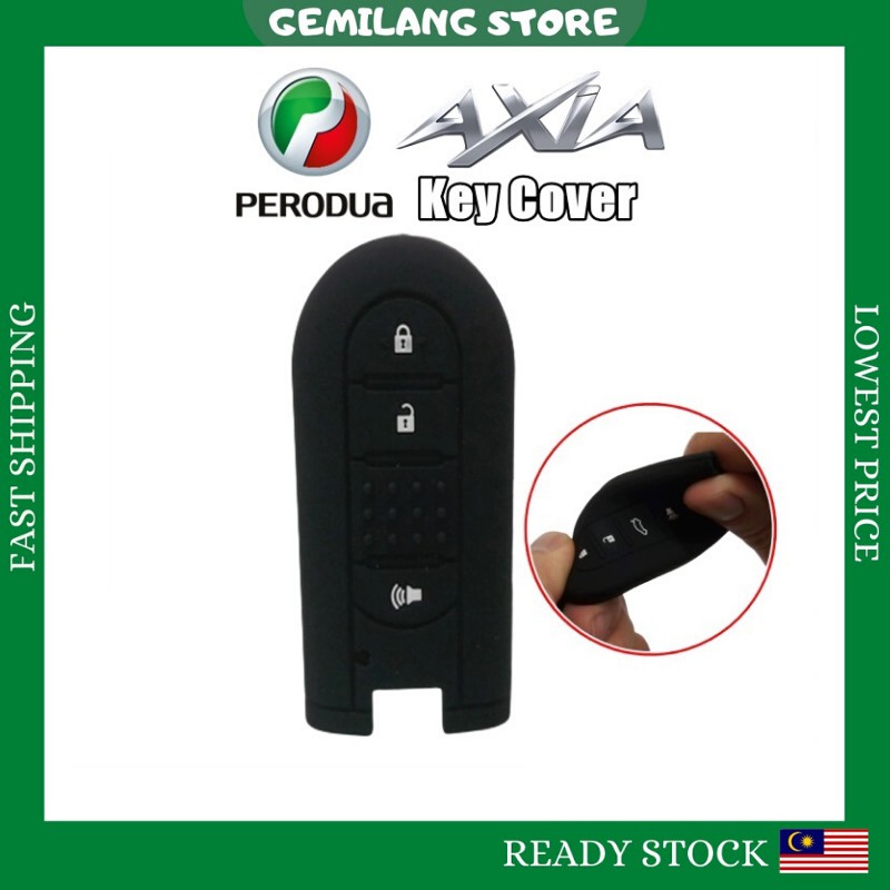 Perodua Axia Cover Button Remote Key Silicone Case | Shopee Malaysia