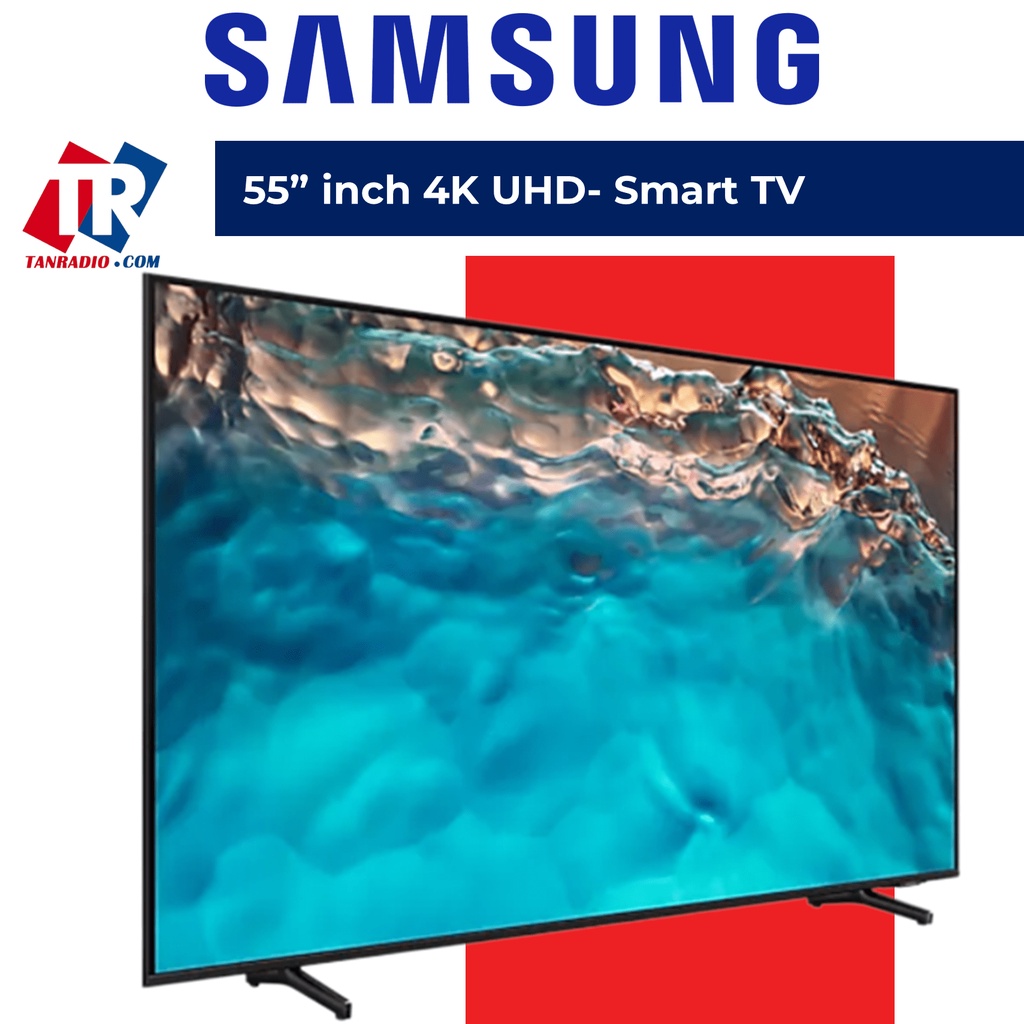 Samsung Led 4K Dynamic Crystal Colour Smart TV (55”)UA55BU8000 - TELEVISYEN | Shopee Malaysia