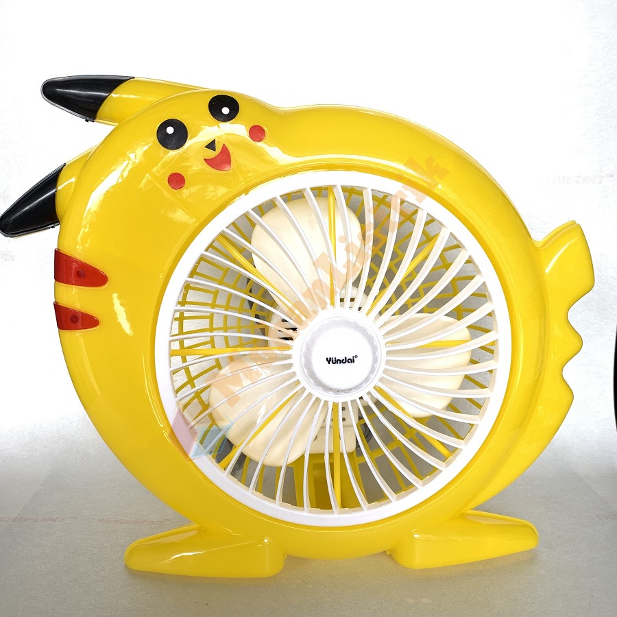 Pikachu Pikacu Cartoon Character Fan 10" 10inch Cute Character Box Fan ...