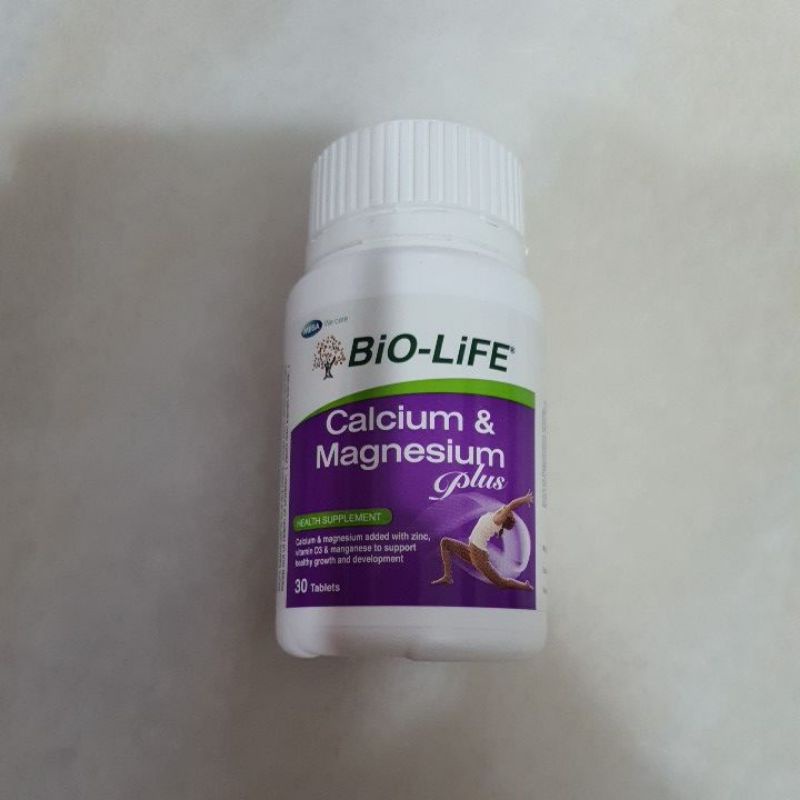 Bio-Life Calcium & Magnesium Plus Tablets 30s (Expiry Date:03/2027 ...