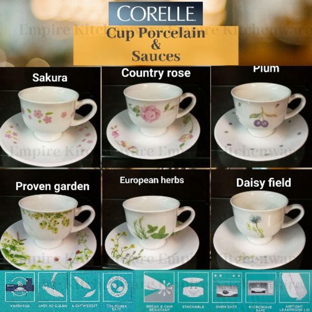 🥰Set cawan corelle loose 1pasang 🥰 | Shopee Malaysia