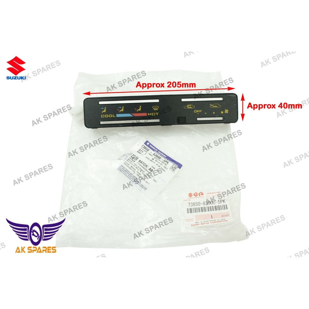 OEM AC Climate Heater Control Panel Cover Suzuki SJ410,413 Sierra Jimny ...