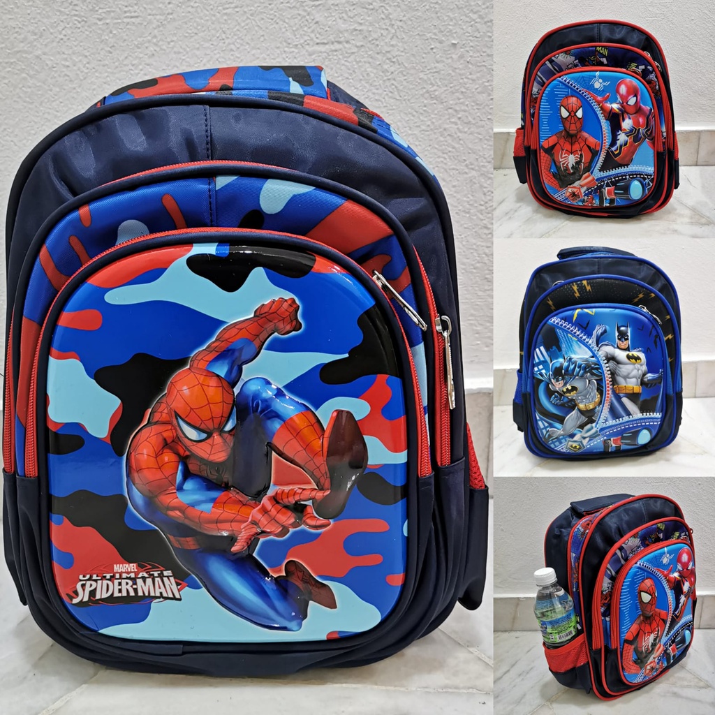 Superhero Kid School Bag Kid Backpack Beg Kanak Sekolah Beg Belakang ...