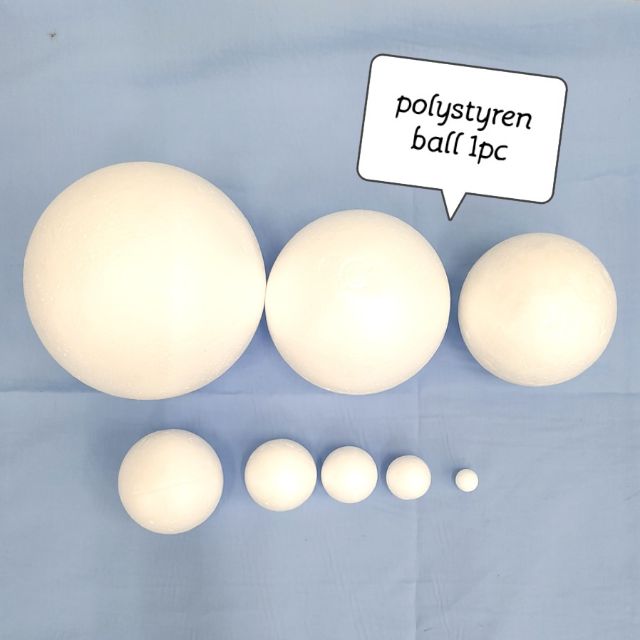 Polystyren ball polyfoam bulat kecil 0.5inch ~ 2inch 1pc | Shopee Malaysia