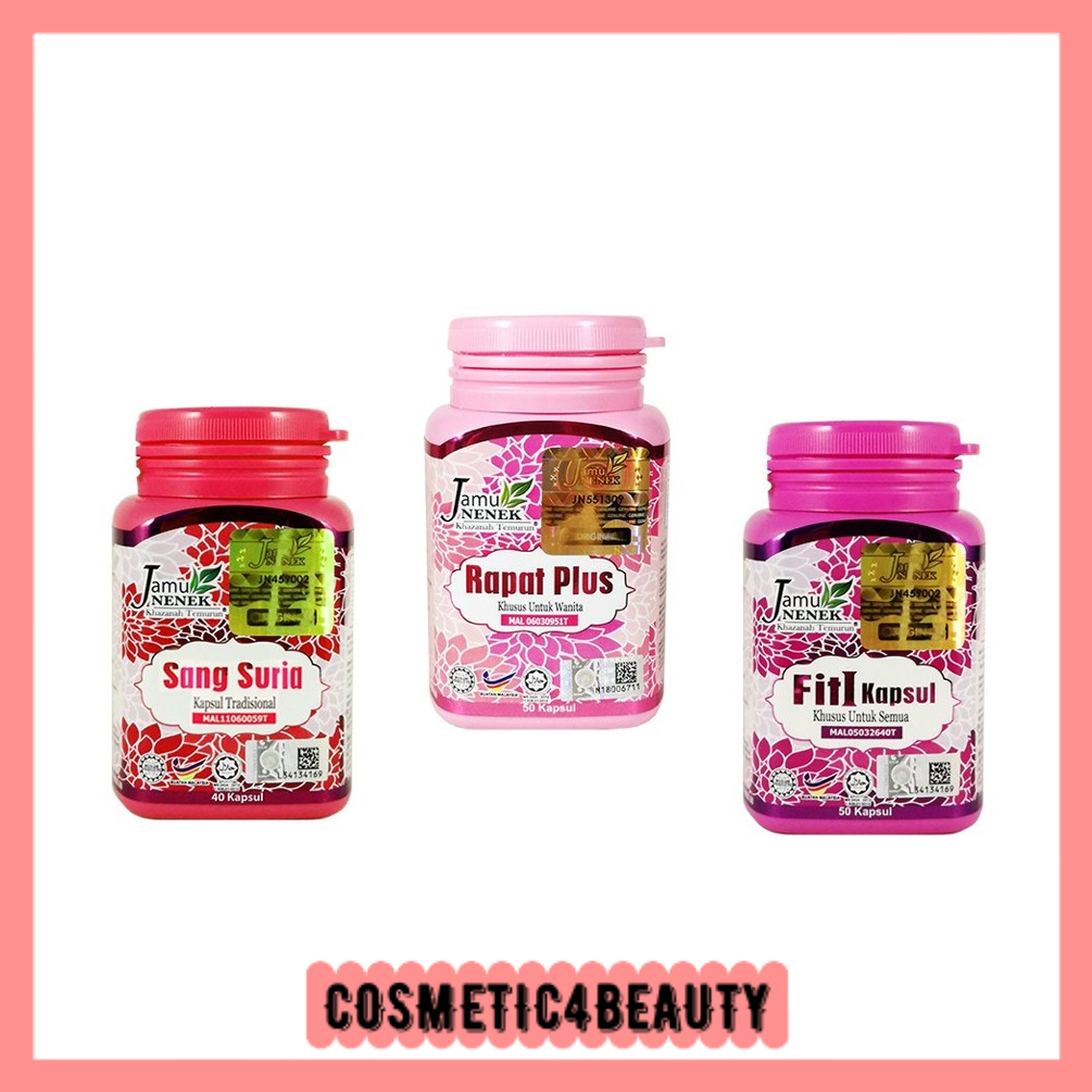 JN KAPSUL ORIGINAL JAMU NENEK FIT I SANGSURIA LELAKI SP RAPAT PLUS NEW ...