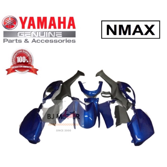 NMAX V1 BODY COVER SET NMAX155 BLUE GREYCOVER SET 100% ORIGINAL YAMAHA ...