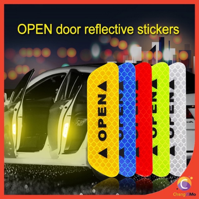 Door Open Light Reflector Sticker | Shopee Malaysia
