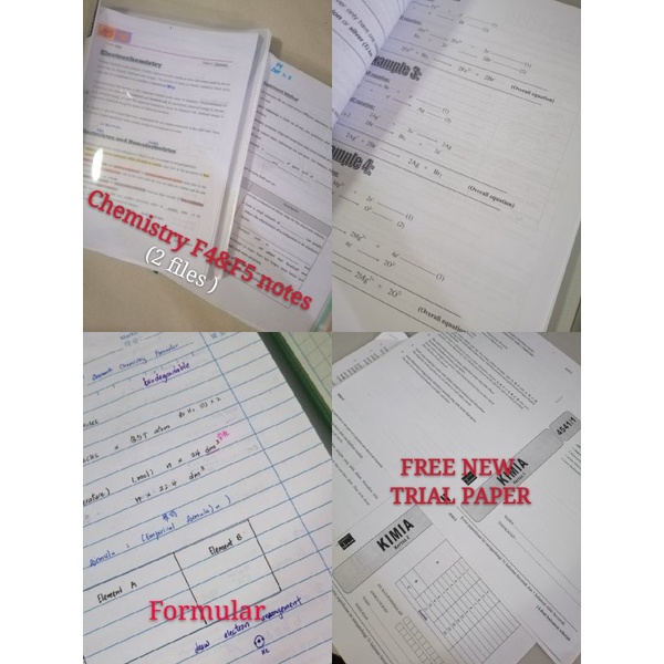 SPM KSSM Chemistry kimia exercise latihan notes text focus spm F4 F5 ...