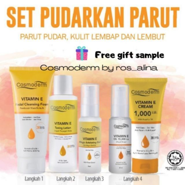 COSMODERM VITAMIN E Scar Healing Set | Shopee Malaysia