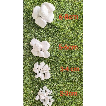 1kg white/black stone (batu perhiasan) | Shopee Malaysia